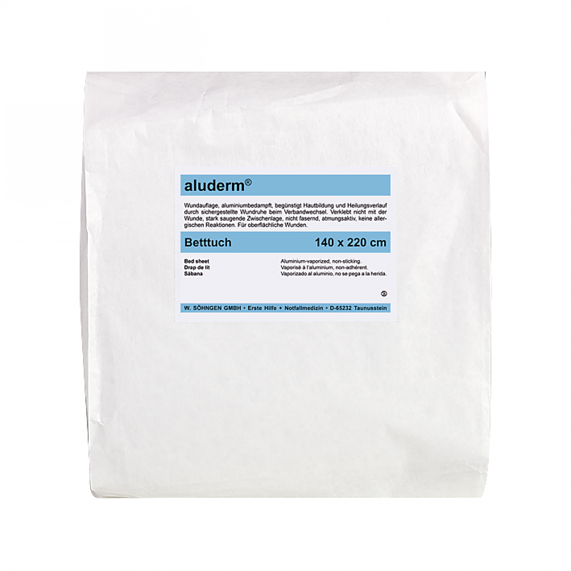 Söhngen® aluderm® Verbandtuch 140 x 220 cm